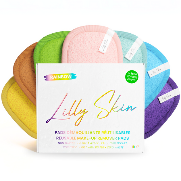 1 Boite Pads Rainbow – Lilly Skin